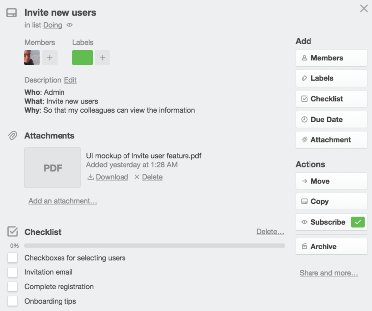 User Stories: Documenting Requirements in Agile
